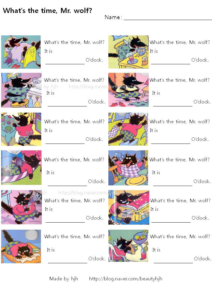 what's the time Mr.wolf? : 네이버 블로그
