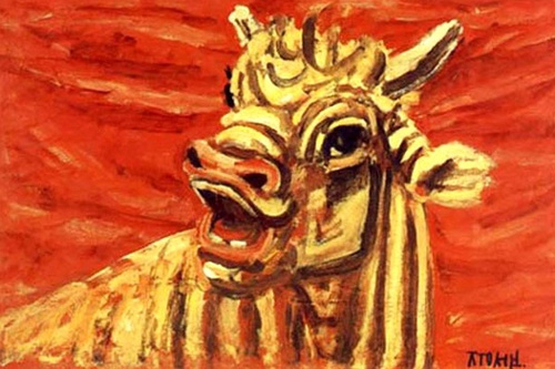 이중섭 미술관 이중섭 작품과 생애 이중섭 작품 황소 35억 6천만원에 경매 낙찰 이중섭 그림 작품 황소 흰소