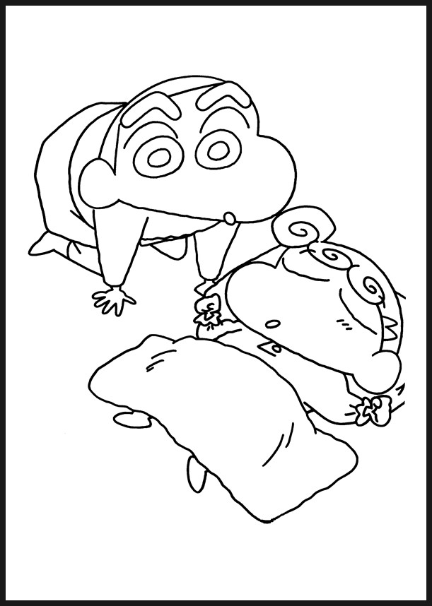 짱구 색칠공부 자료 입니다 네이버 블로그