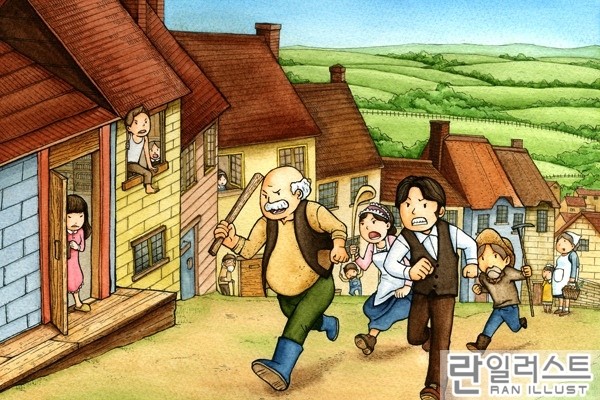 양치기소년신혁수채화펜화란일러스트동화일러스트전문교육학원일러스트학원삽화평생직업취미미술캐릭터일러스트 네이버 블로그