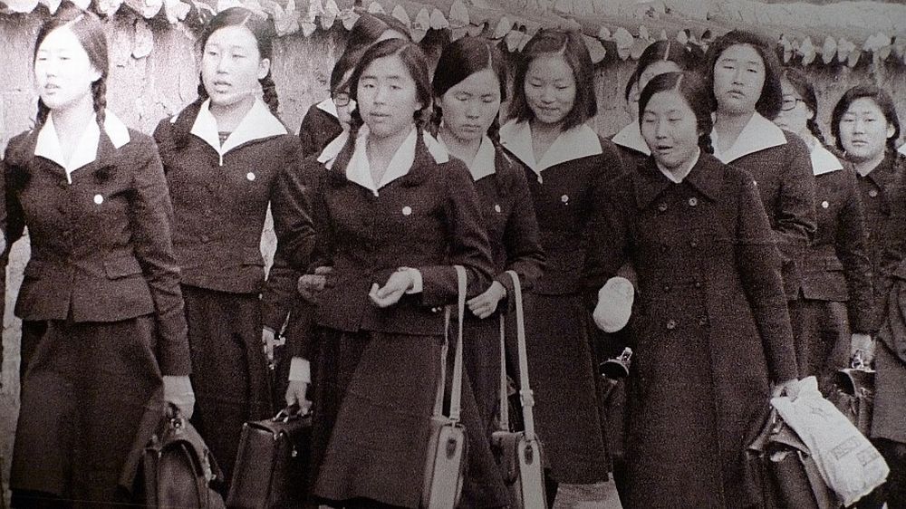 70년대 여학생의 교복과 코트 네이버 블로그