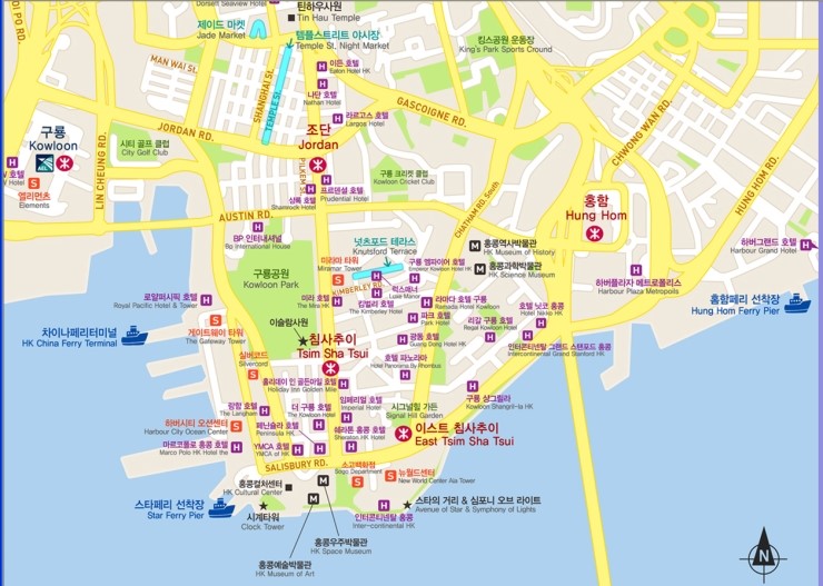 홍콩전체지도홍콩지하철구룡반도지도침사추이지도마카오지도 네이버 블로그 