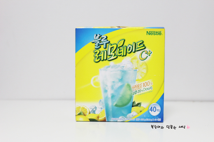 블루 레몬에이드 만들기 And 칵테일 만들기 네슬레 블루레모네이드 네이버 블로그