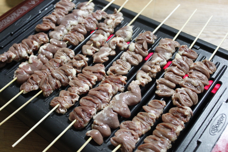 염통꼬치소스 ♬ 염통꼬치구이 만들기 사르르~~ 네이버 블로그