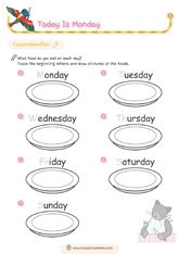 영어동화 Today is Monday 워크시트와 활용법 : 네이버 블로그