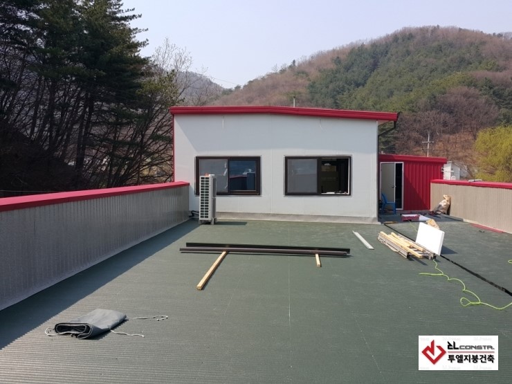 옥상방수 지붕공사 칼라강판 바닥형 시공사례 네이버 블로그