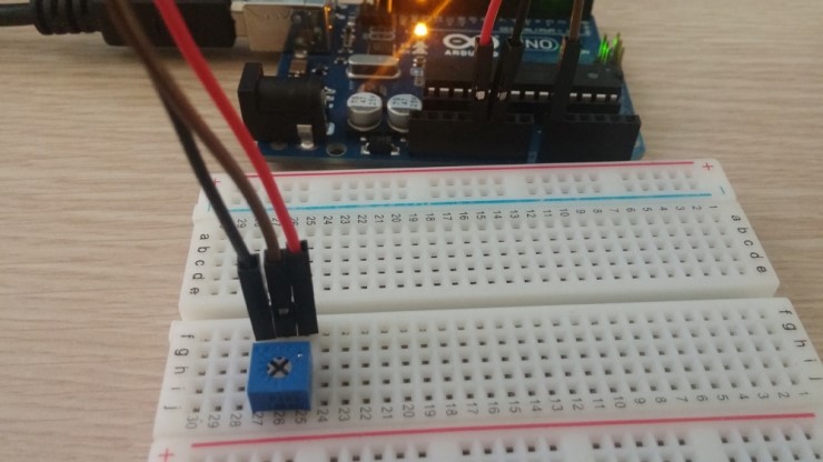 실습4 아두이노 Arduino로 가변저항의 저항 값 읽기 네이버 블로그