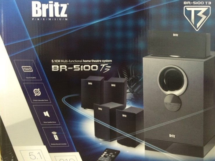 [5.1스피커 설치] 5.1채널 스피커 컴퓨터연결하기, 브리츠br-5100t3 한방에 설치하자! : 네이버 블로그