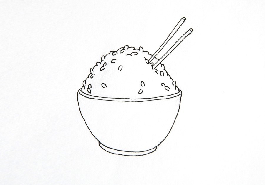 하루의 손그림 일러스트 강좌 일본 밥공기 네이버 블로그 