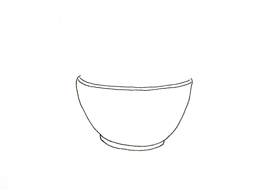 하루의 손그림 일러스트 강좌 일본 밥공기 네이버 블로그 