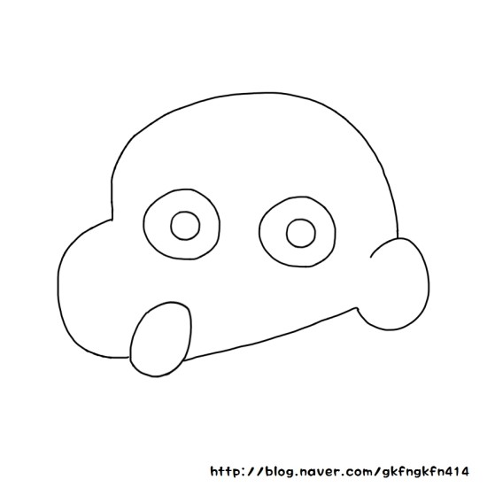 짱구는 못말려 짱구 캐릭터 그리기 손그림 강좌 네이버 블로그