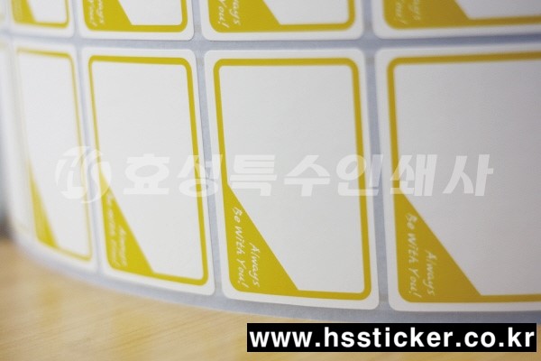 롤스티커 제작and인쇄 라벨공장 효성스티커 입니다 네이버 블로그