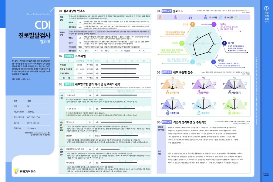 초등진로검사 초등학생 초등학교 홀랜드 진로검사 Cdi 진로발달검사 네이버 블로그