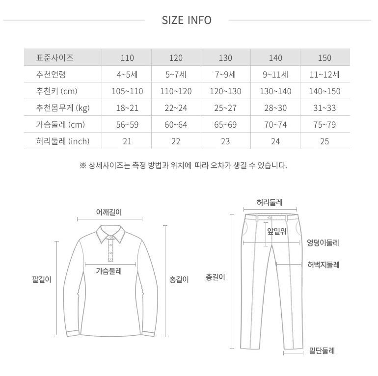 스타일정보 이랜드 아동복 브랜드 사이즈표 알려드려요 아동복사이즈아동복사이즈표 네이버 블로그