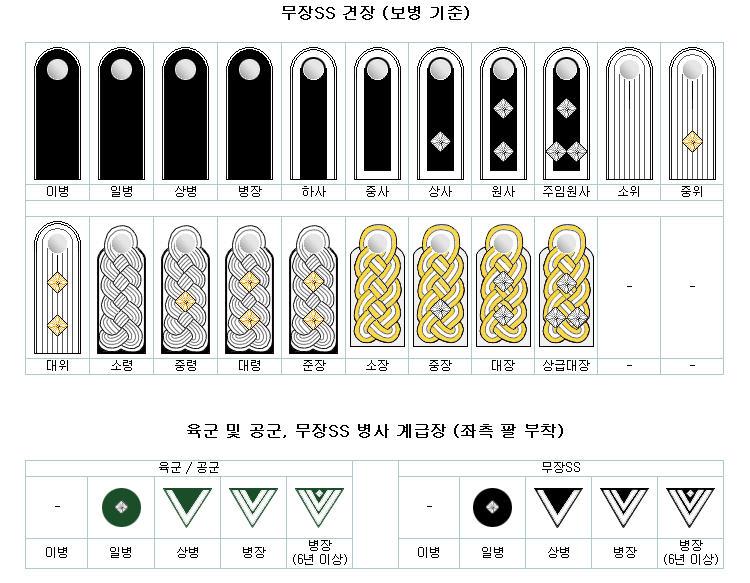 Waffen SS rank insignia Collar Tab(SS 계급 계급장 분류) : 네이버 블로그