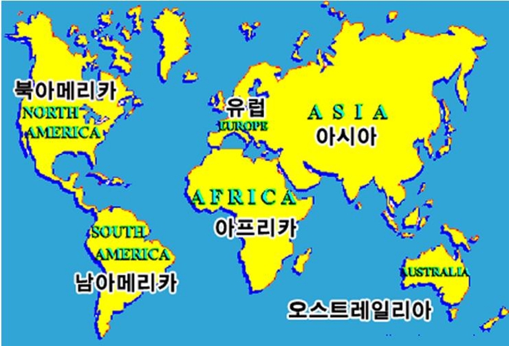 대륙 지도: 세계지도-5대양 6대륙 : 네이버 블로그 – 색칠공부프린트