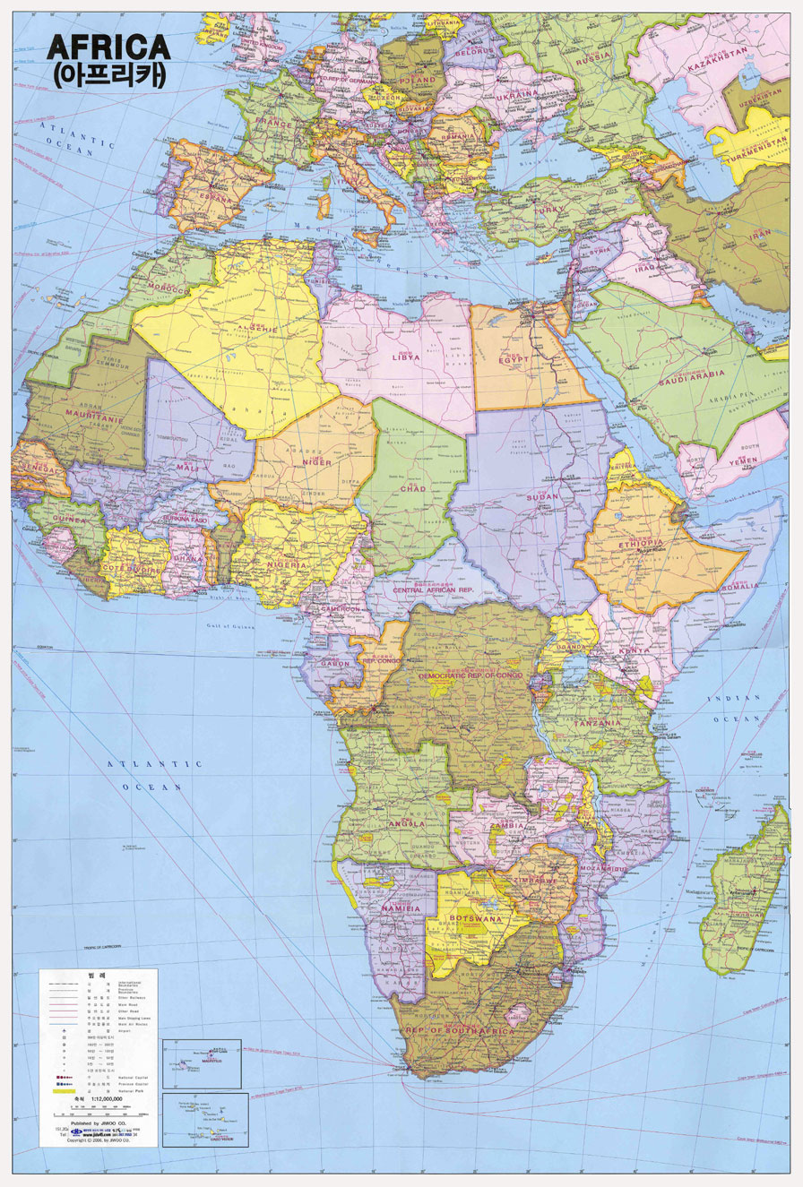 아프리카지도 : 네이버 블로그