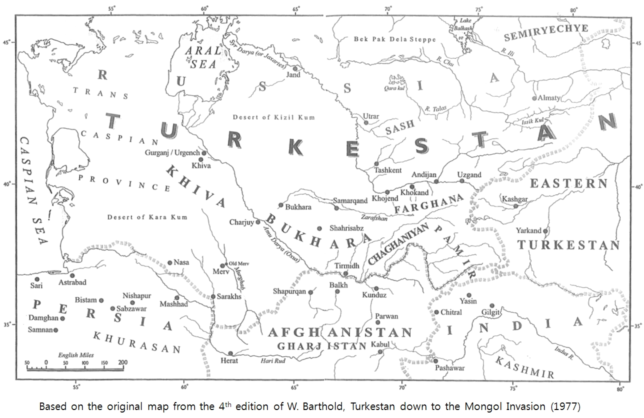 Turkestan Down to the Mongol Invasion(몽골 침입전까지의 투르크스탄) : 네이버 블로그