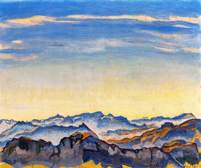 페르디낭 호들러 [Ferdinand Hodler, 1853.3.14~1918.5.20],인상주의와 죽음에 저항한 화가 : 네이버 블로그