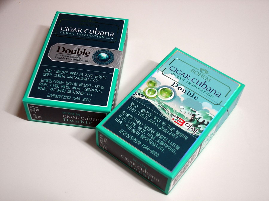 멘솔담배추천 보헴 시가 쿠바나 더블 한정판 / [KT&G] BOHEM CIGAR CUBANA DOUBLE LIMITED ...