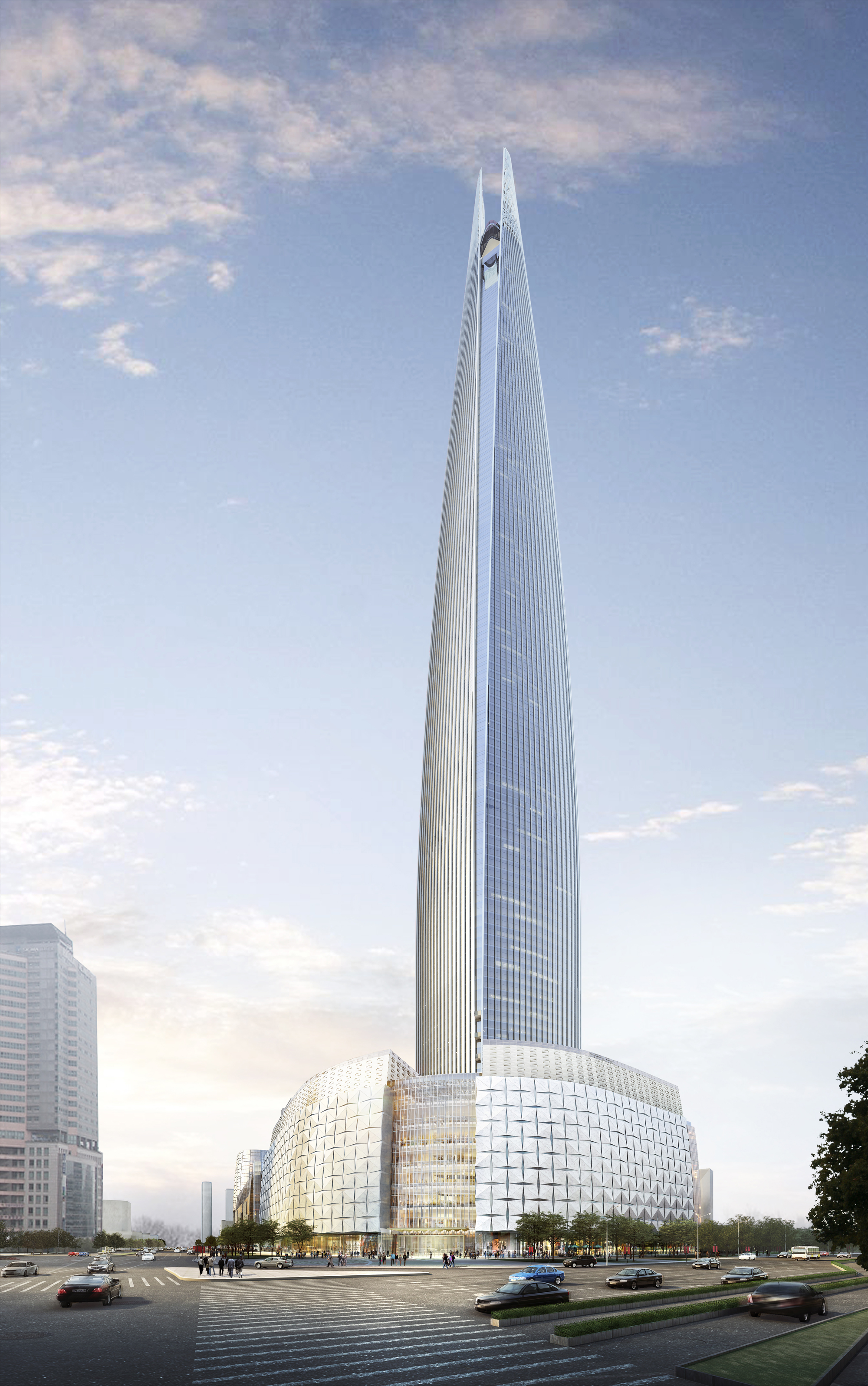 잠실 제 2롯데월드, 롯데 월드타워 건설현황:Lotte Jamsil World Tower | 555m | 1823ft | 123 ...