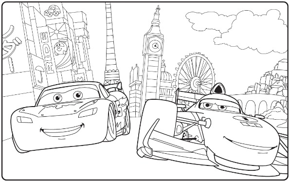 Cars 2 Francesco Coloring Pages Coloring Pages