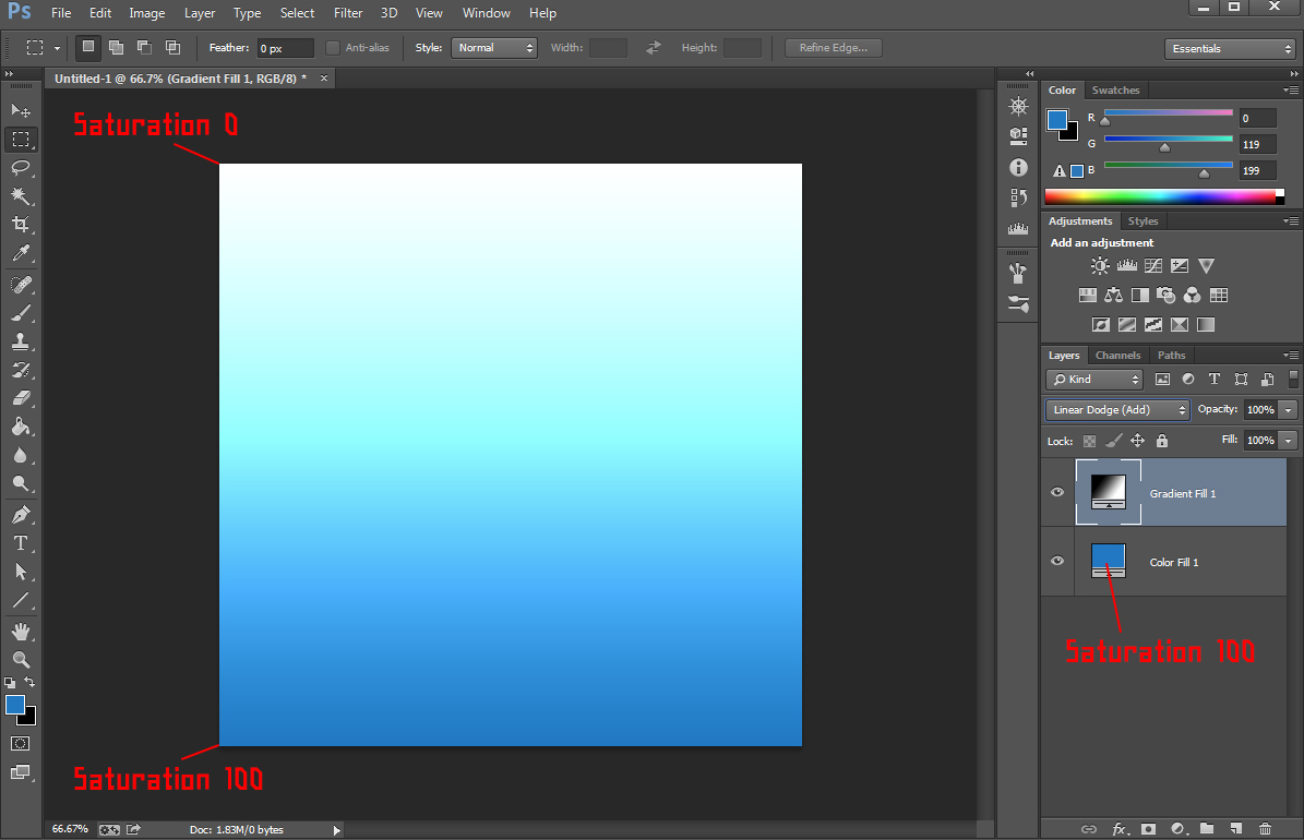 블렌딩모드[Photoshop CC] - Linear Dodge (Add) : 네이버 블로그