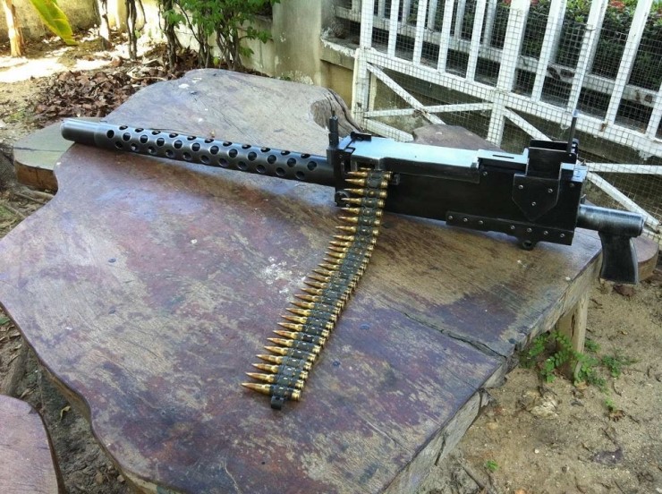 M4A2 셔먼 전차의 톰슨 공축 기관총[M4A2 Sherman Tank Thompson Coaxial Machine Gun ...