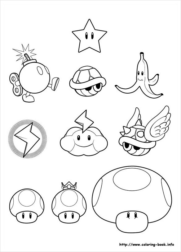 색칠공부 프린트 : 최강 캐릭터 슈퍼마리오 색칠공부★ : 네이버 블로그