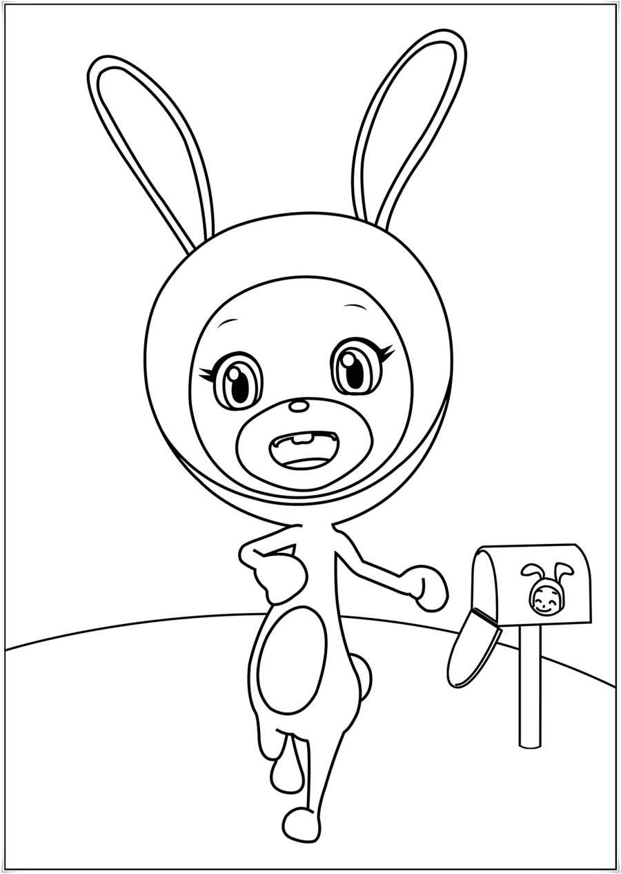Cocomong Coloring Pages Coloring Pages
