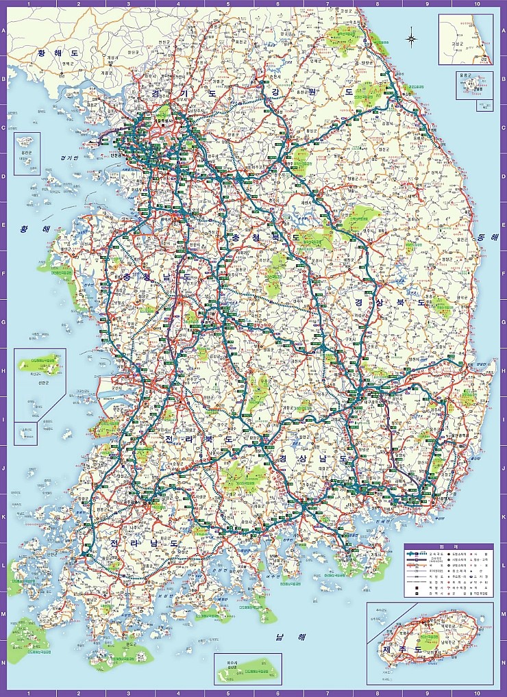 전국 지도, 대한민국 지도, 한국 지도 : 네이버 블로그