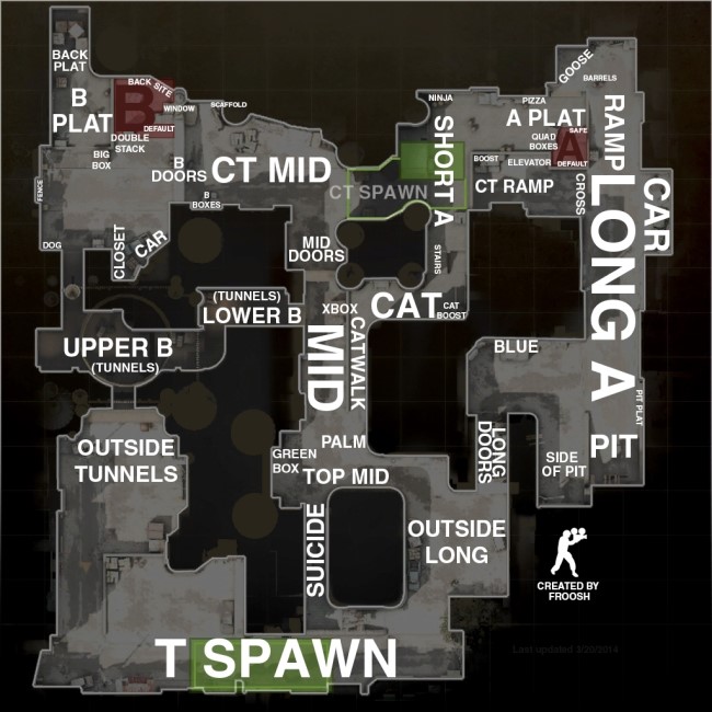 [CS:GO] 카스 글옵 맵 구조 및 명칭 : 네이버 블로그