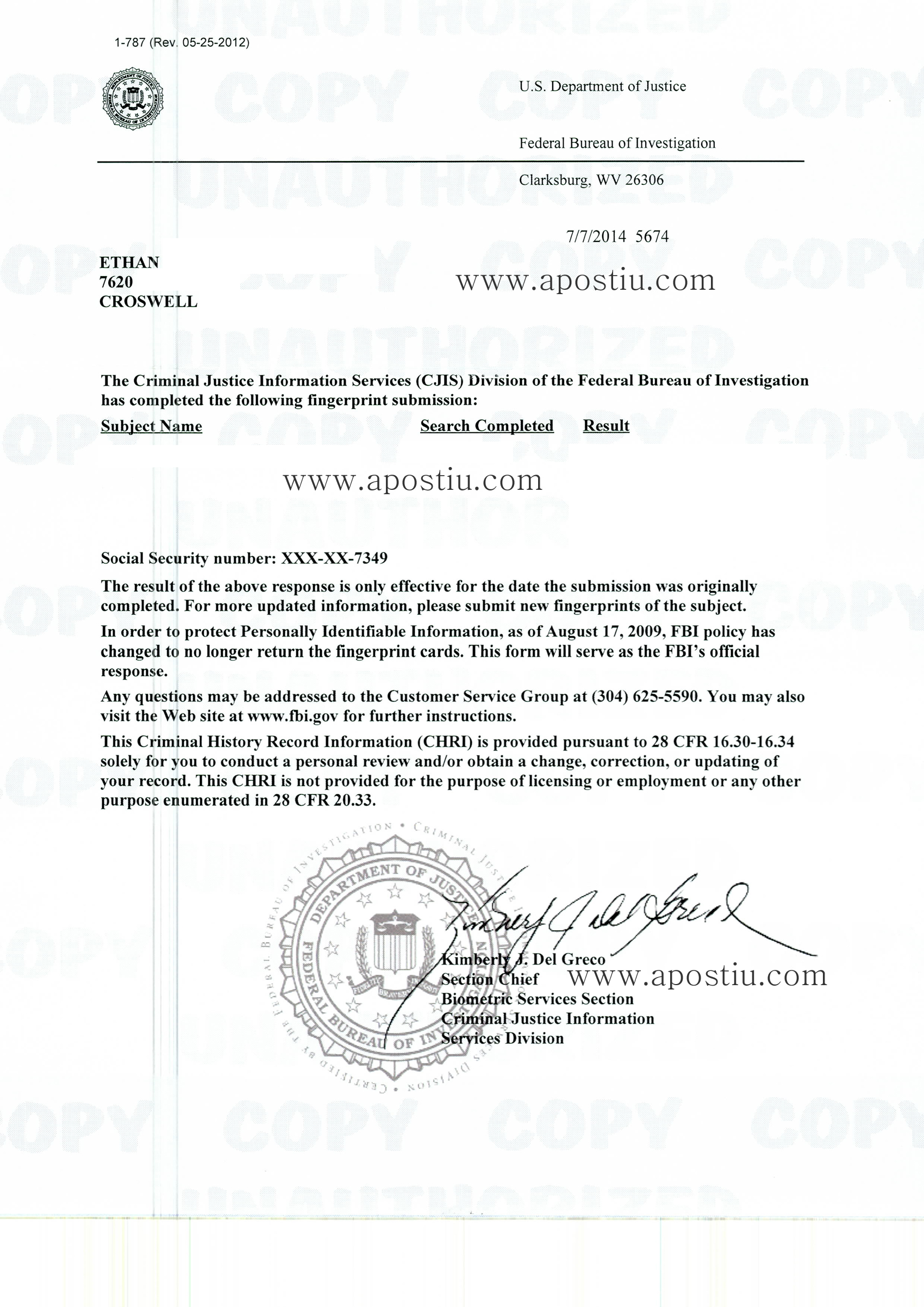 미국 신원조회, 범죄경력증명서, FBI Check 손쉽게 발급받는 Tip : 네이버 블로그