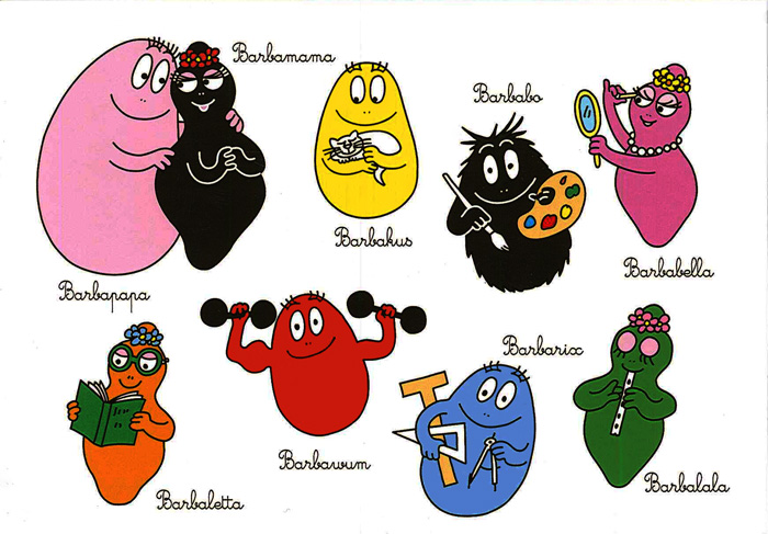 바바파파 Barbapapa :: 캐릭터 이름이 알고싶다 : 네이버 블로그