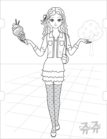 Secret Jouju Coloring Pages