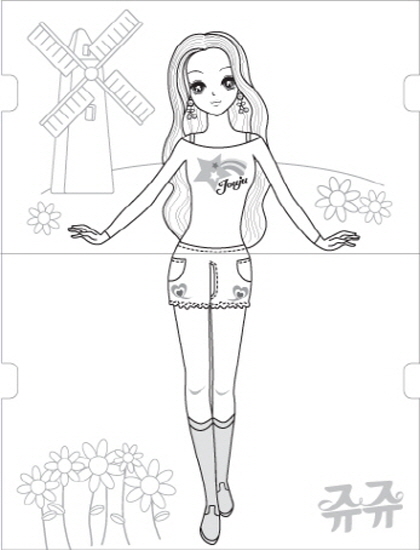 Secret Jouju Coloring Pages