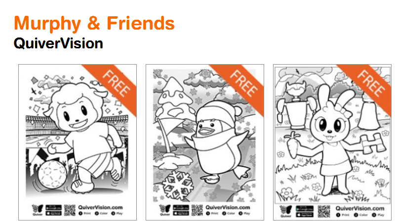 Quiver 3D 컬러링 어플 colar mix 퀴버로 신기한 입체그림놀이 : 네이버 블로그