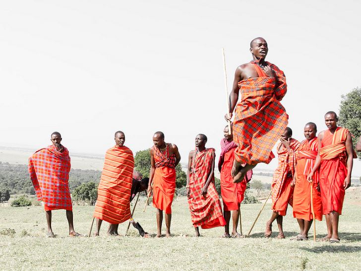 케냐 마사이족 전통복장 : 지식iN