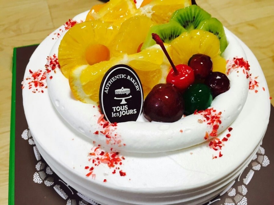 뚜레쥬르 생크림과일케이크 촉촉하고 내스톼일~ : 네이버 블로그