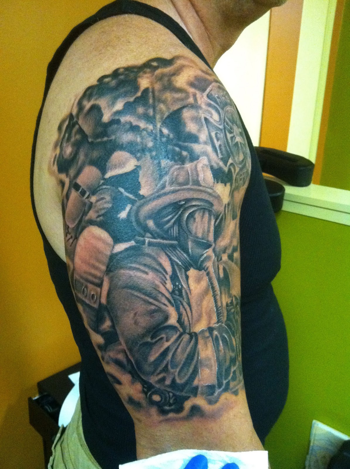 Firefighter Hand Tattoos