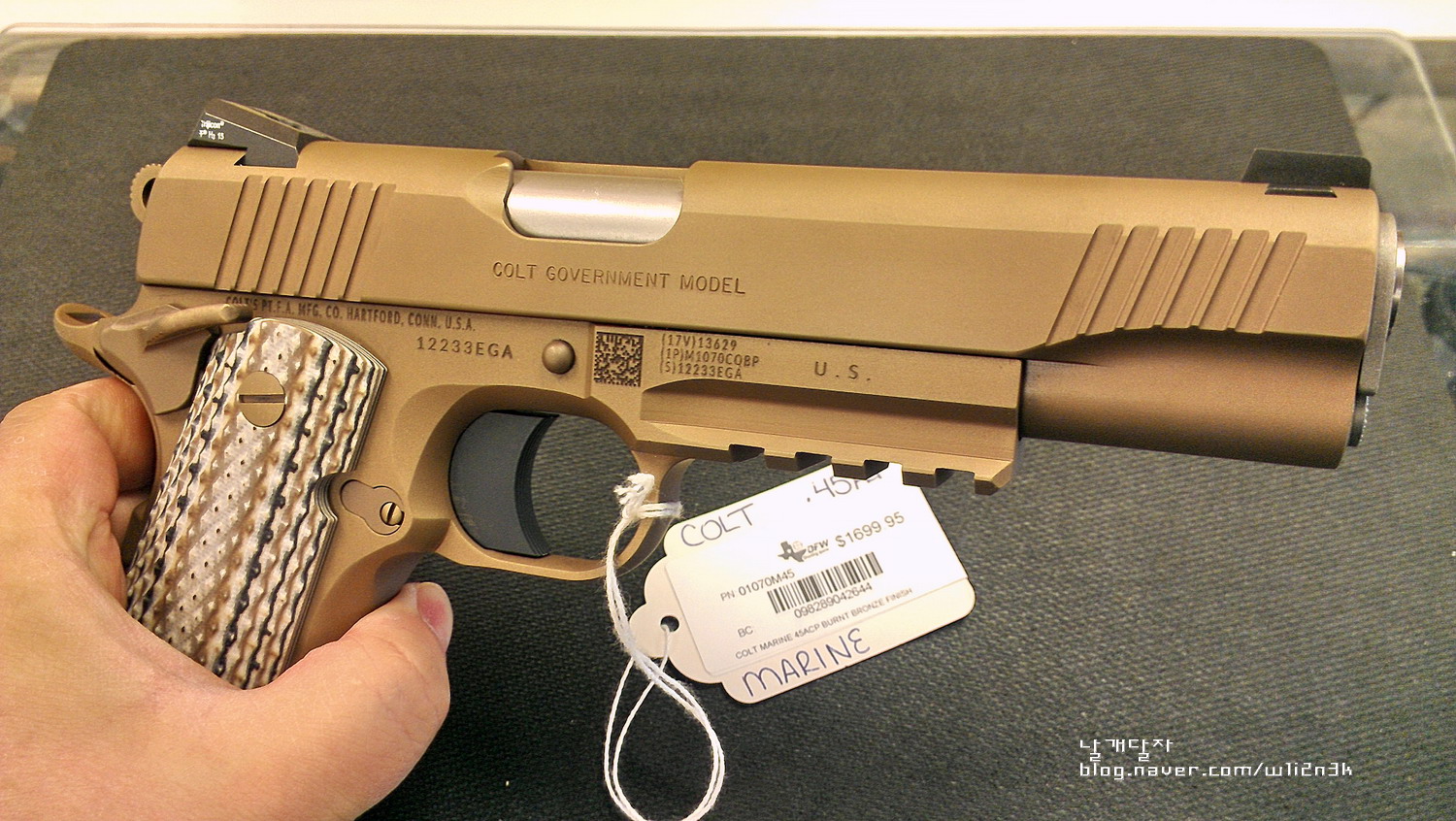 콜트 COLT M45A1 USMC CQBP .45ACP 권총 : 네이버 블로그