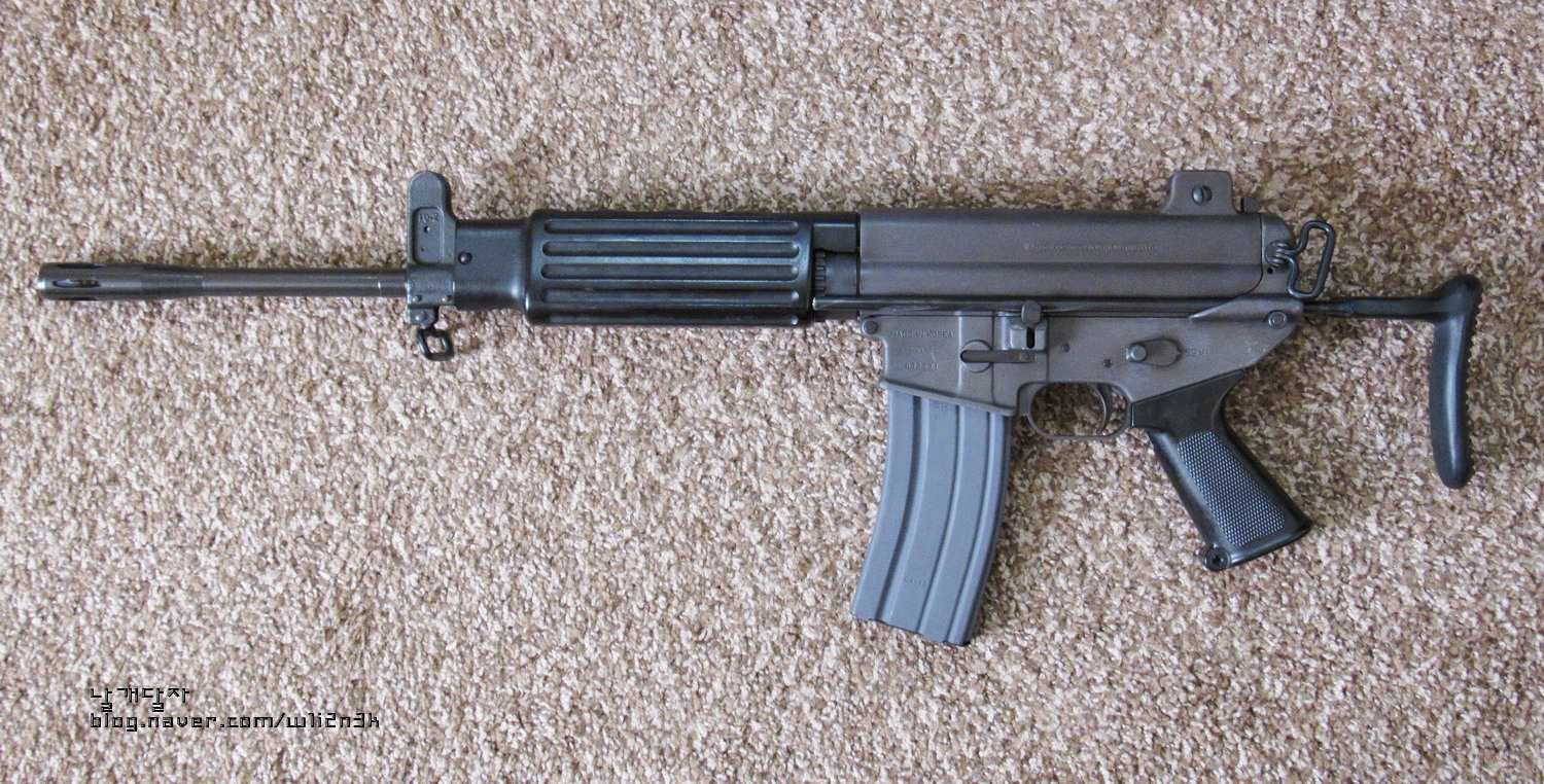 대우 DAEWOO K1 (AR-110C) 5.56 x 45mm 소총 스냅 사진 : 네이버 블로그