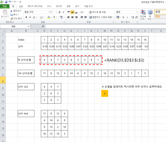 [엑셀마스터로가는길] 엑셀 함수 팁(Tip) - Rand 함수를 활용한 엑셀 난수 생성 및 응용 : 네이버 블로그