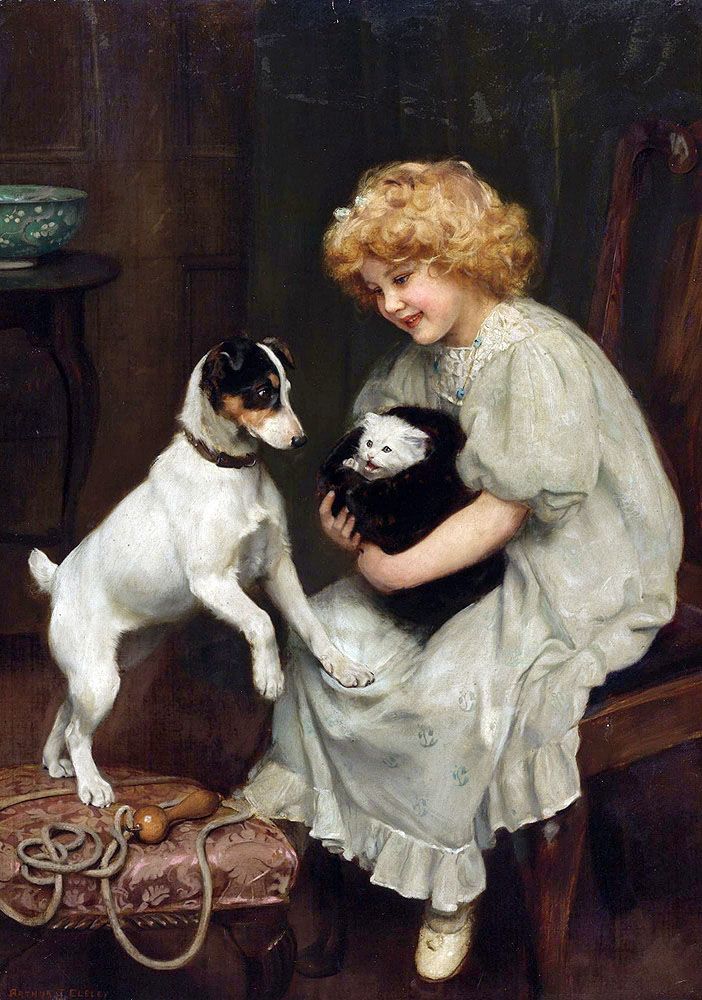 '영국의 화가' 아서 존 엘슬리 (Arthur John Elsley) : 네이버 블로그