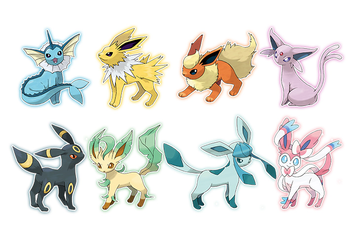 포켓몬 이브이 진화 이름 - 브이즈 9종류 다양한 진화! : 네이버 블로그