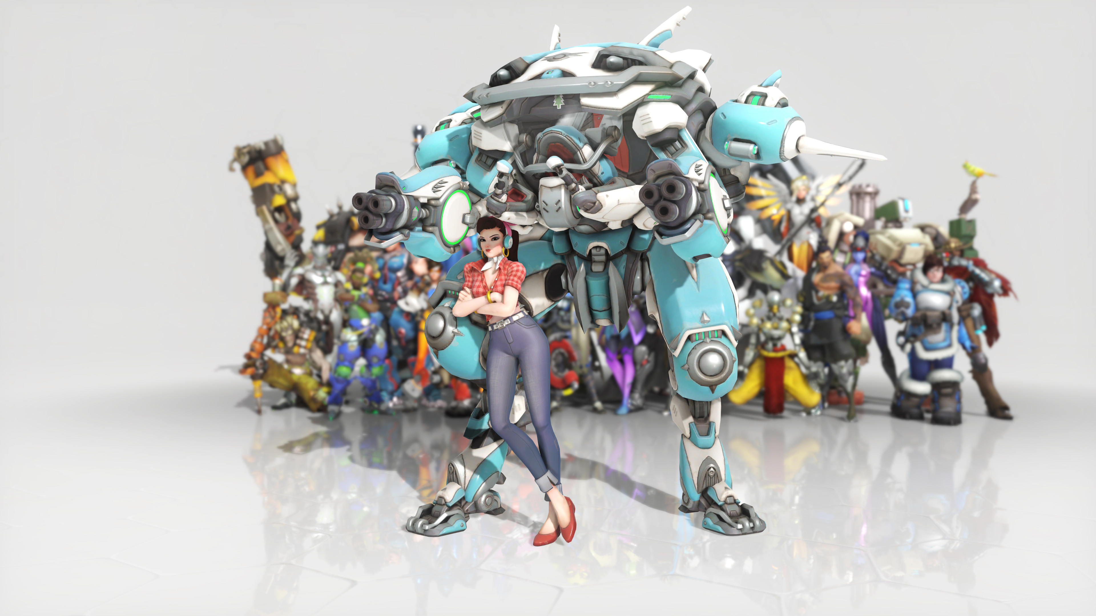 오버워치 4K 해상도 고화질 배경화면 [Overwatch 4K] 압축파일 암호는 오버워치 : 네이버 블로그