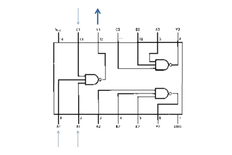 74LS10 3-Input NAND게이트 실습 : 네이버 블로그