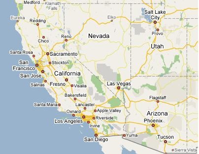 [미국] 캘리포니아 지도 : California map : 네이버 블로그